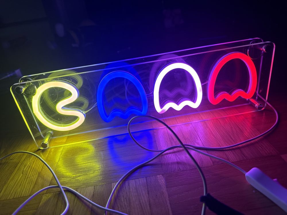 Neonlicht Pac-Man Retro Gaming Dekolampe (Gebraucht) in Hefenhofen für CHF 10 – mit Lieferung ...