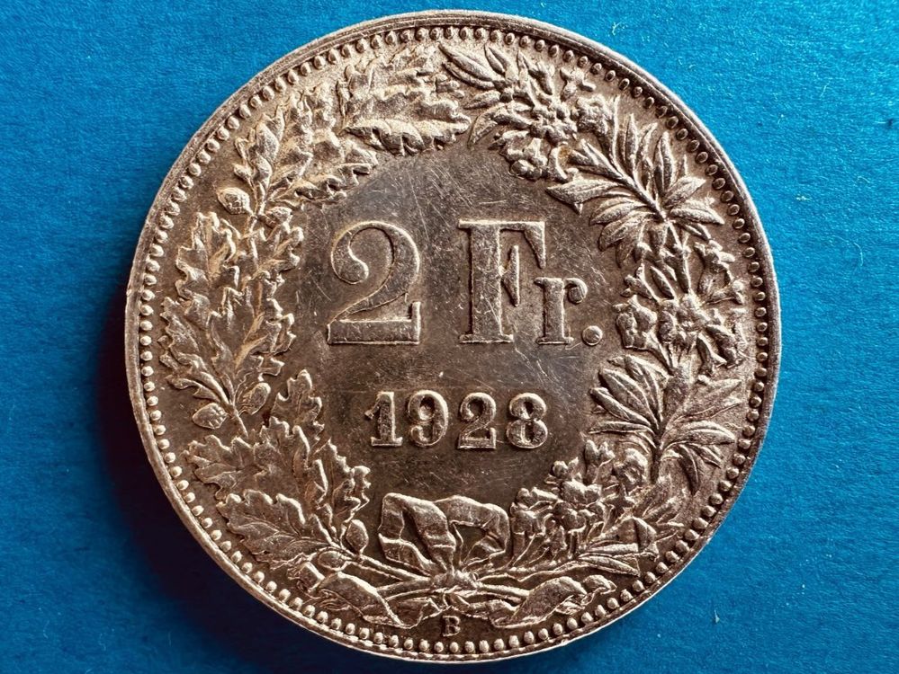 2 Franken 1928 Silber | Kaufen auf Ricardo