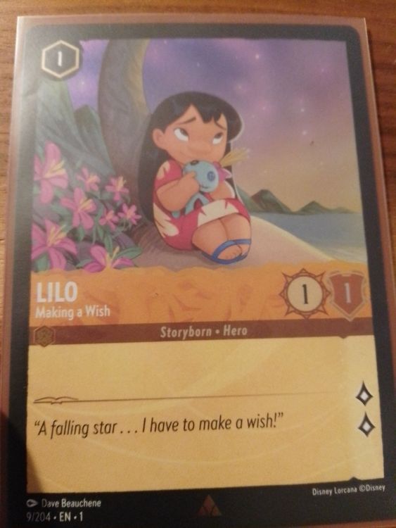 Lorcana - LILO (Making a Wish) - rare FOIL - EN | Kaufen auf Ricardo