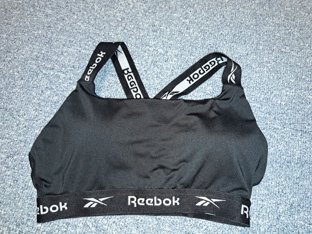 Sport BH Bustier Reebok Gr. XS schwarz NEU (Neu und originalverpackt ...
