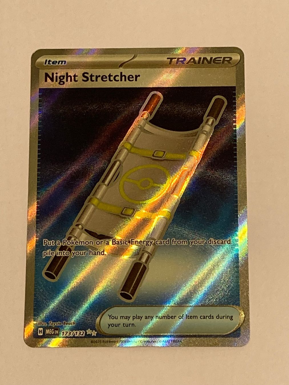 Pokemon MEGA EVOLUTION Night Stretcher 173 / 132 🇬🇧 EN (Neu (gemäss ...