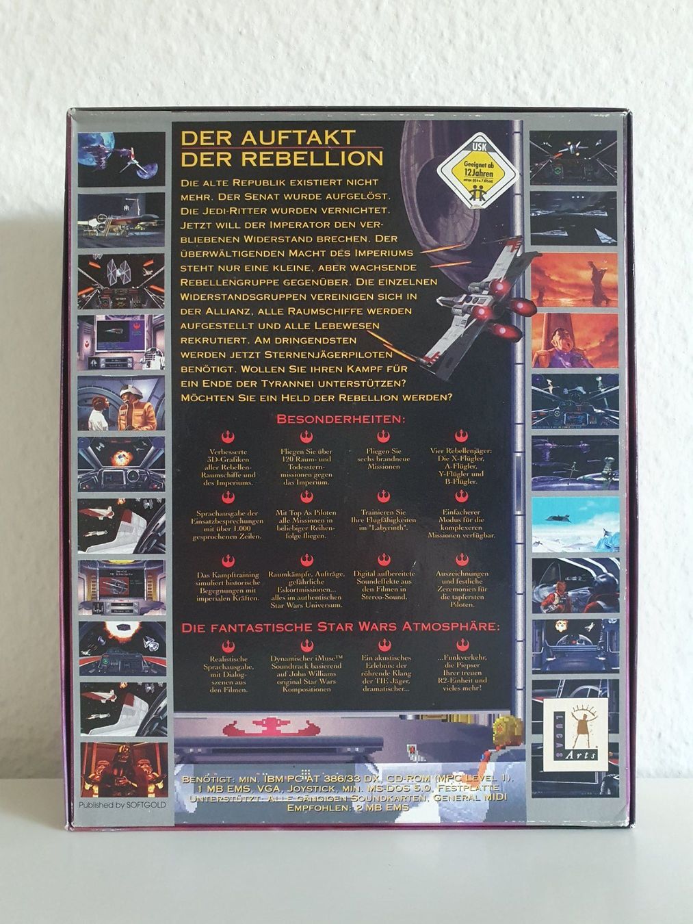 PC Game Star Wars X-Wing (1993) Big Box (Gebraucht) in Greifensee für ...