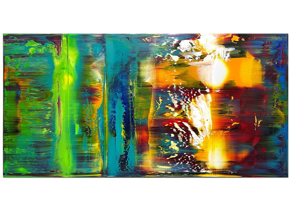 Original Malerei abstrakt "Hommage" von Dieu (Neu (gemäss Beschreibung)) in Dresden für CHF 740 ...