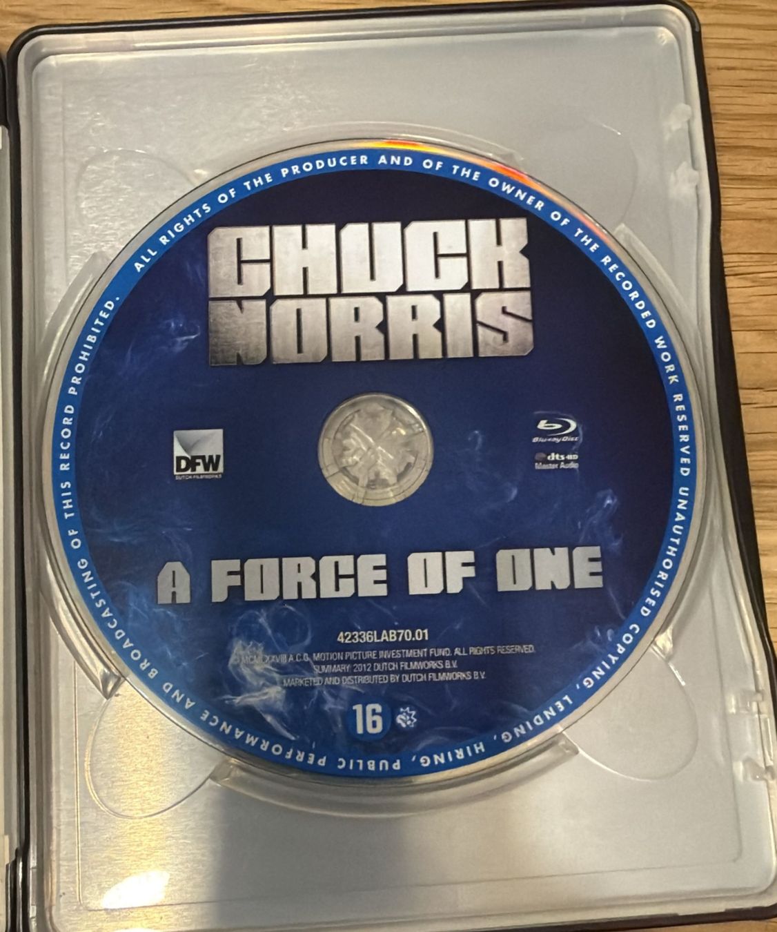 CHUCK NORRIS A FORCE OF ONE STEELBOOK LIMITED EDITION BLRAY (Gebraucht ...