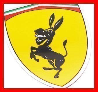 Ferrari Esel Badge Aluminium Donkey (Neu und originalverpackt) in ...