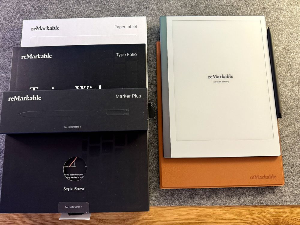 reMarkable 2 inkl. Marker Plus & Type Folio | Kaufen auf Ricardo