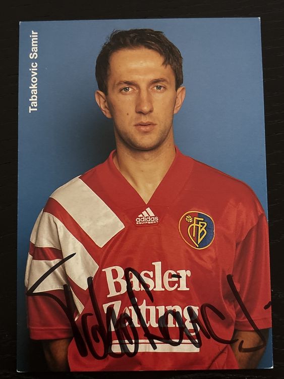 Tabakovic Samir - FC Basel Autogrammkarte signiert! (Gebraucht) in ...