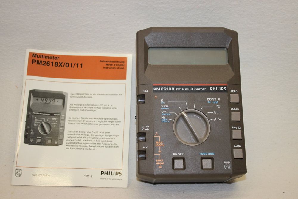Philips Multimeter PM 2618x rms (Gebraucht) in Thun für CHF 40 – mit Lieferung auf Ricardo kaufen