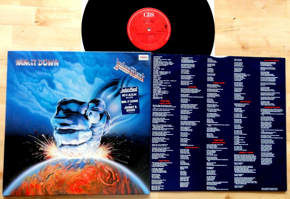 LP JUDAS PRIEST ram it down CBS 4611081 NL 1988 HEAVY METAL | Kaufen ...