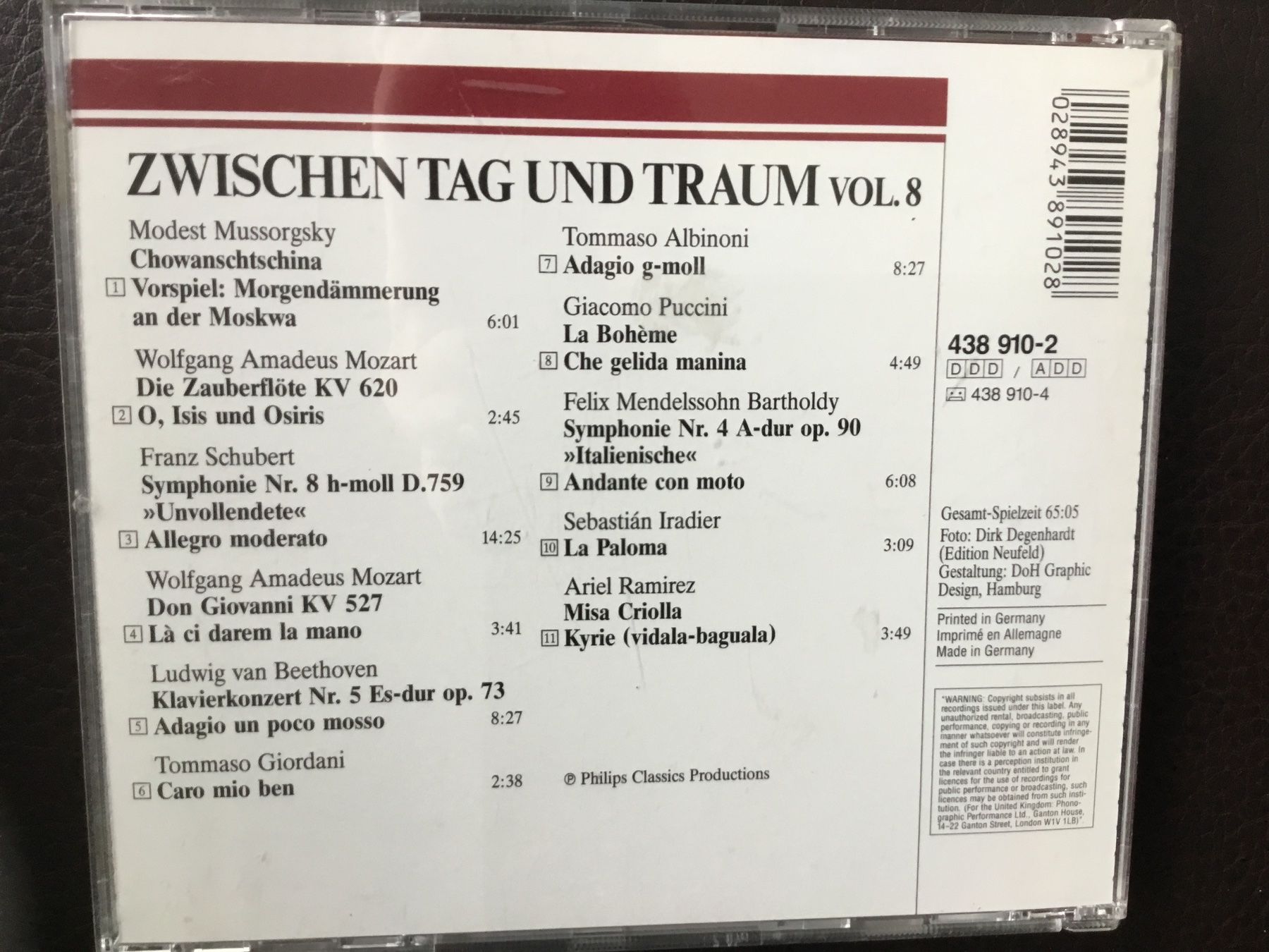Zwischen Tag und Traum Vol. 8 - Klassische Musik CD Top! ... (Gebraucht ...