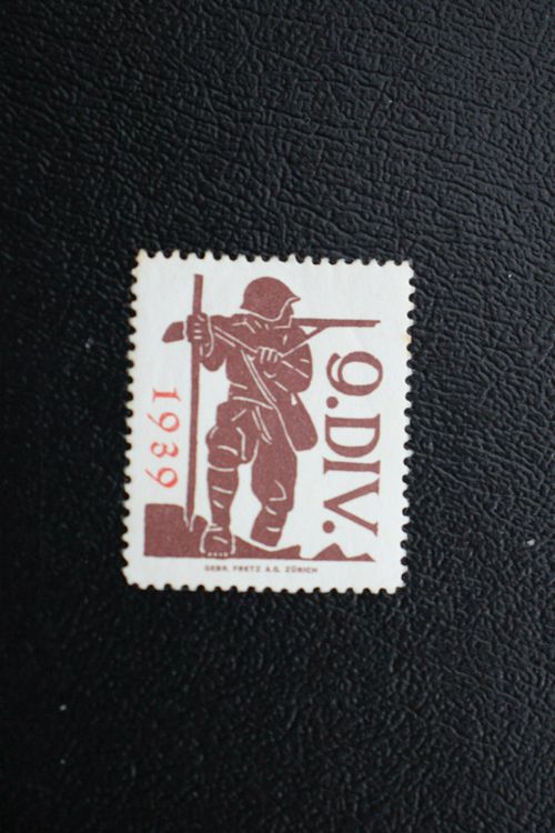 9. DIV. Soldatenmarke 1939 (Gebraucht) in Wiedlisbach für CHF 1 – mit Lieferung auf Ricardo kaufen