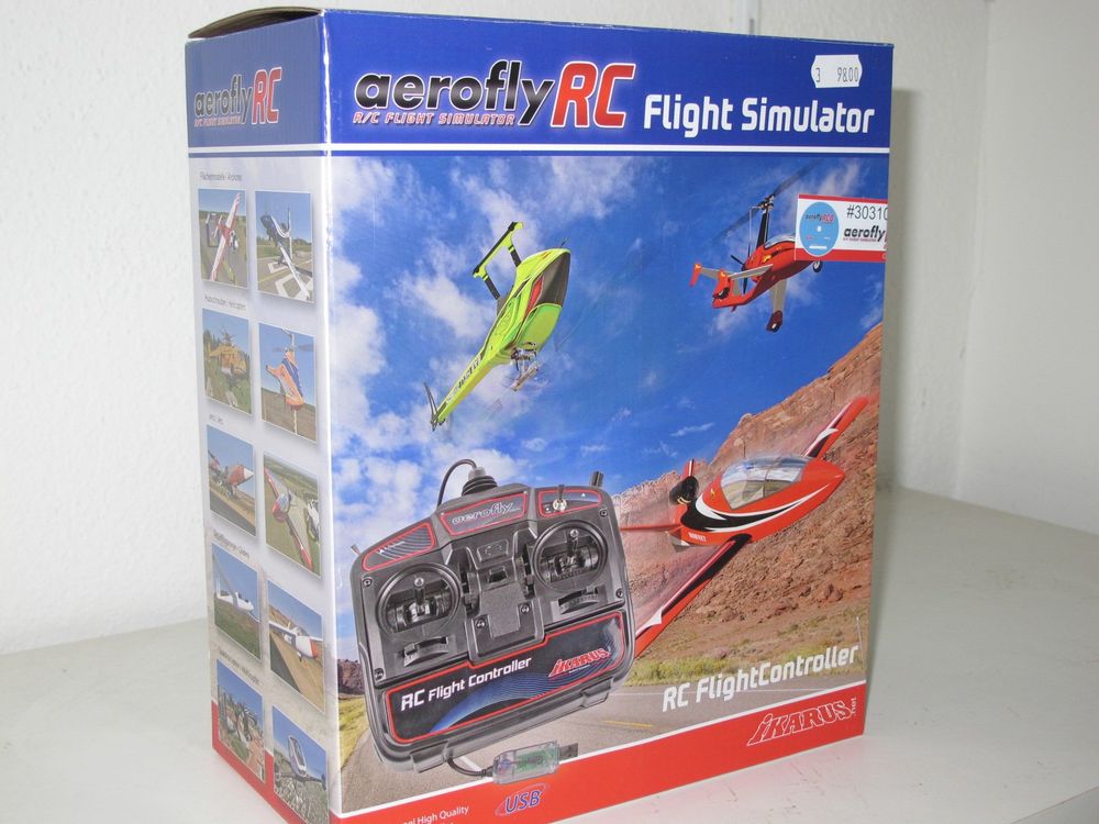 Ikarus aerofly RC Flug Simulator ( mit DVD & Controller) (Neu und originalverpackt) in Oberdorf ...
