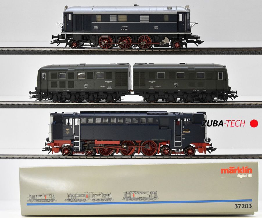 Märklin 37203 Lokomotivpackung Diesel-Urahnen Digital OVP (Gebraucht ...