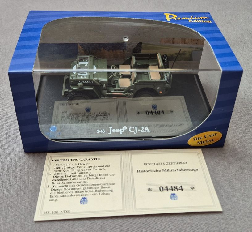 Jeep CJ-2A 1/43 American Mint (Gebraucht) in Reconvilier für CHF 20 ...