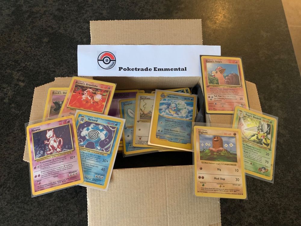 Pokemon Box Base set Shadowless Holo (Gebraucht) in Lyssach für CHF 129 ...