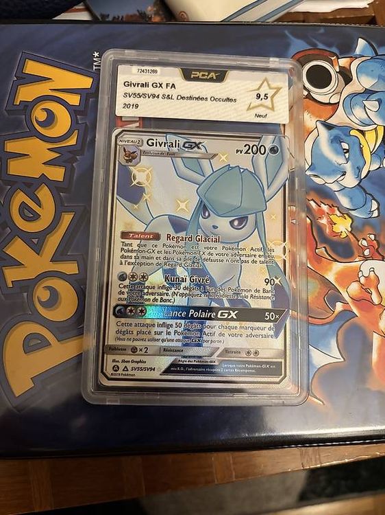 Carte Pokémon Givrali GX FR PCA 9.5 Destinées Occultes (Gebraucht) in ...