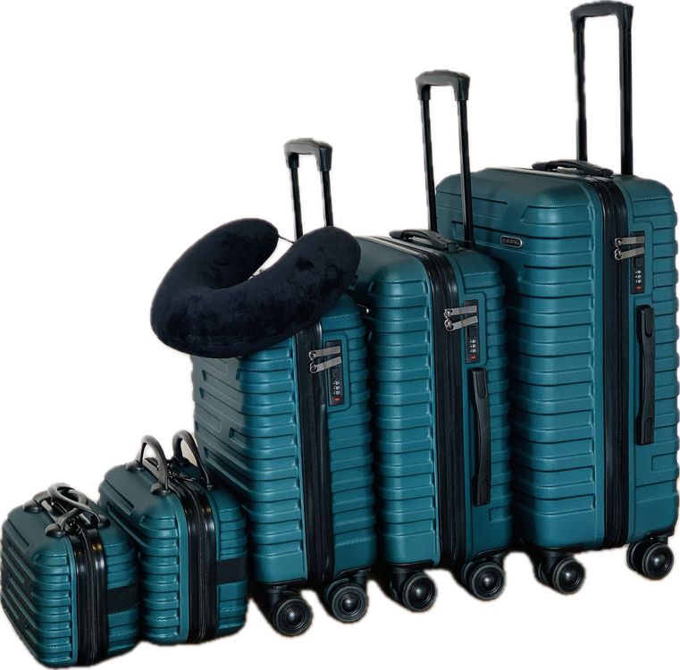 6 tlg. Koffer SET gateBAG Reisekoffer in GRÜN NEU (Neu und ...