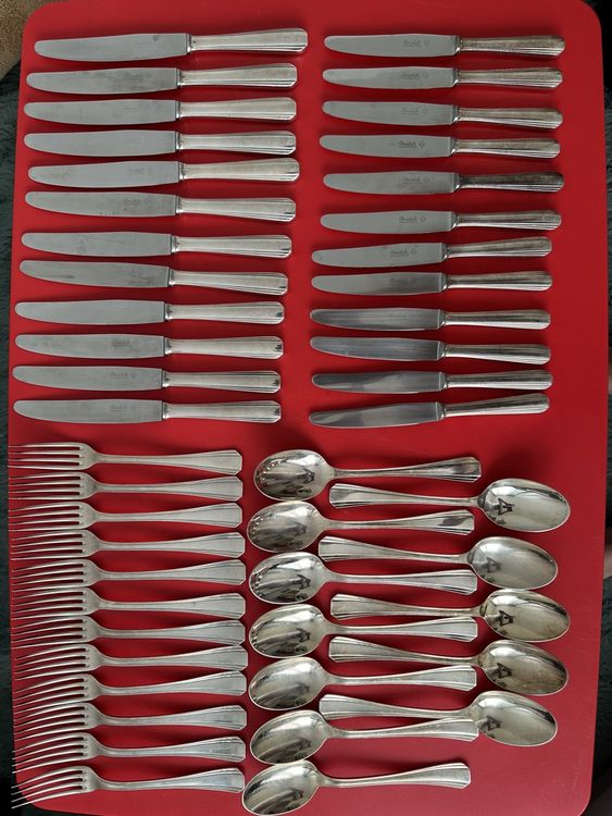 CHRISTOFLE 90 versilbert Silberbesteck set 82 stück | Kaufen auf Ricardo