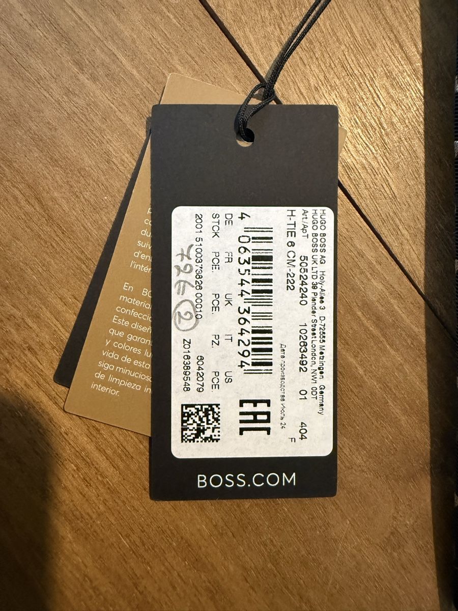 Cravate HUGO BOSS bleue (Neuf (Voir description)) à Moutier pour CHF 60 ...