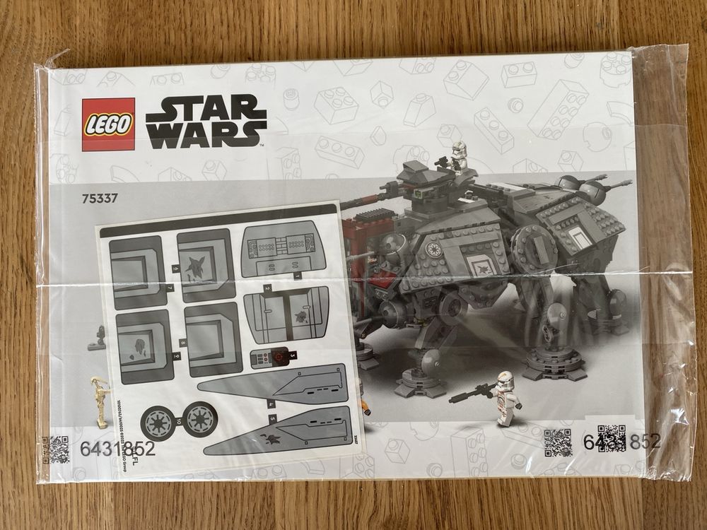 LEGO Star Wars 75337 AT-TE Walker Stickers & Instruction 59 (Neu und ...