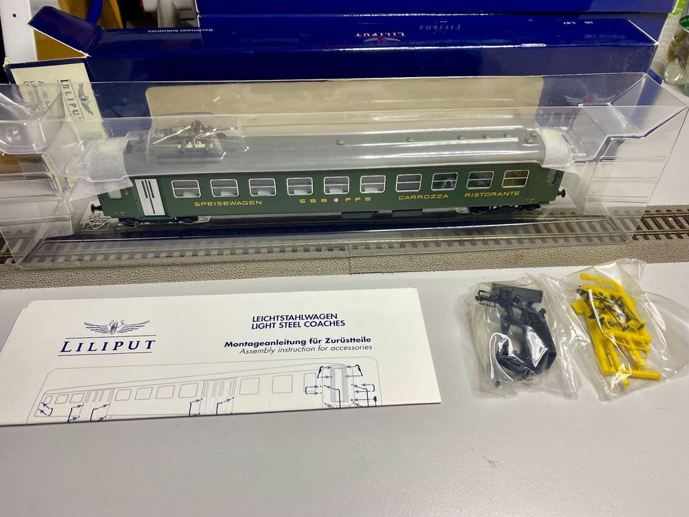 H0 Liliput Speisewagen SBB Leichtstahl (Neu (gemäss Beschreibung)) in Marthalen für CHF 46 – mit ...