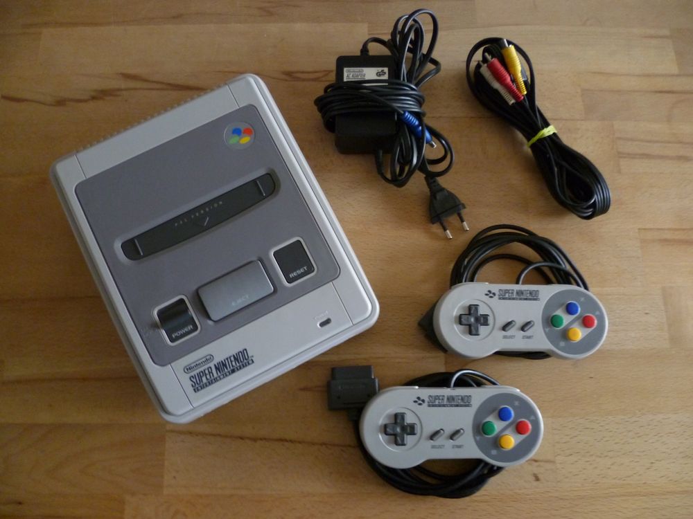 Super Nintendo SNES (1 Chip Version) Konsole mit Zubehör | Kaufen auf ...