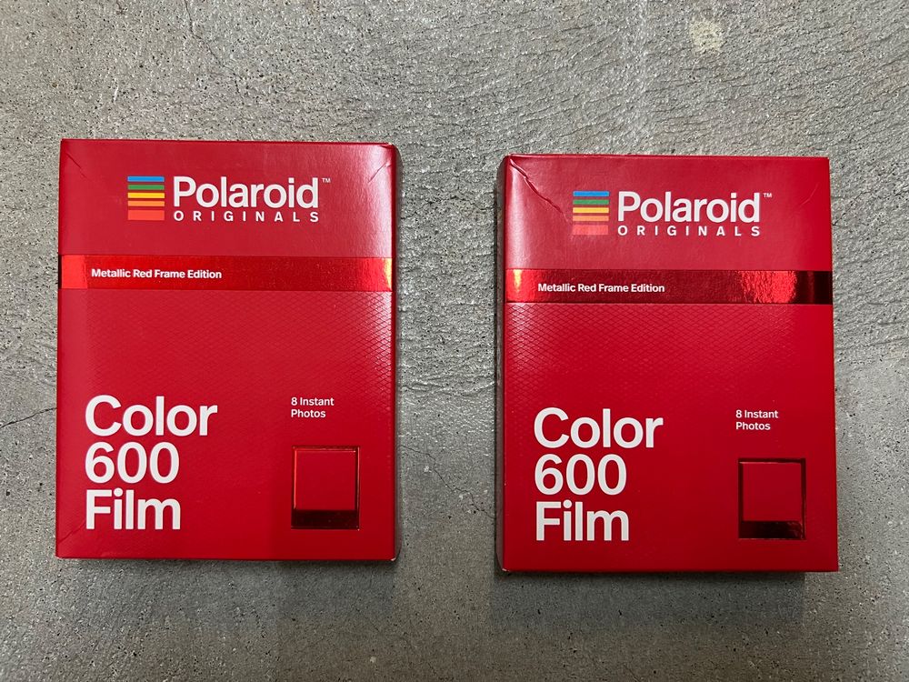 Polaroid Originals Filme Metallic Red Frame Edition (Neu und ...