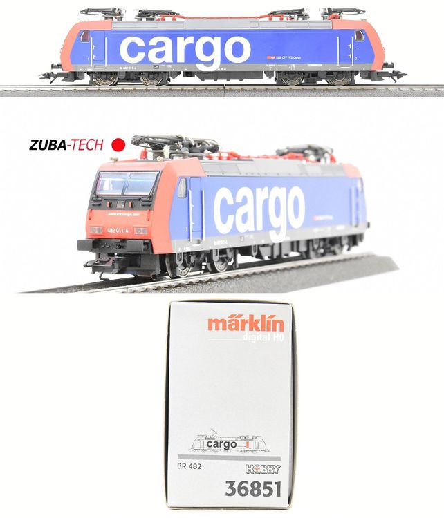 Märklin 36851 E-Lok BR 482 SBB Cargo H0 WS Digital mit OVP (Neu (gemäss ...