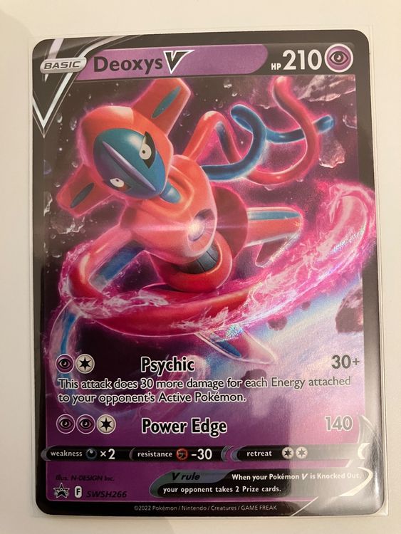 Pokemon Deoxys V SWSH266 | Kaufen auf Ricardo