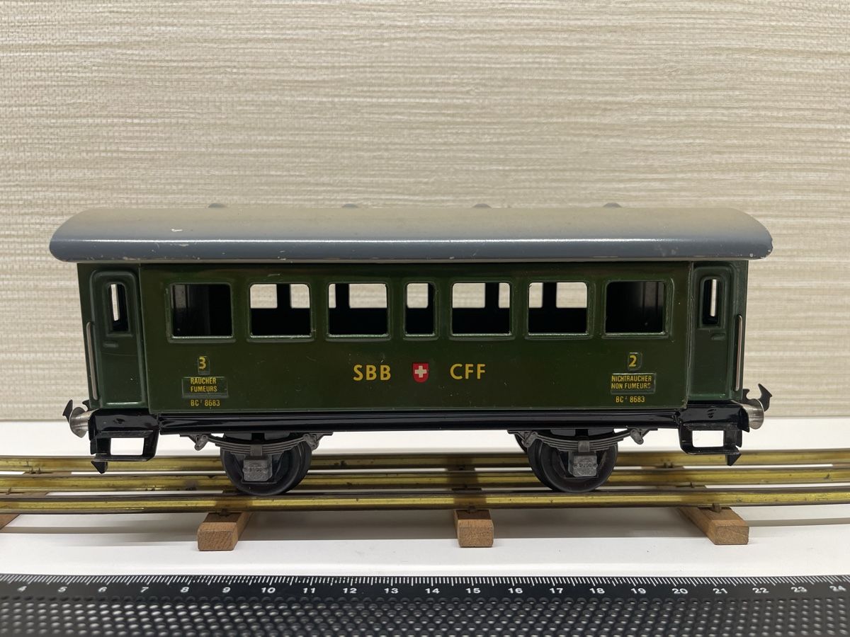 BUCO H0, SBB CFF Personenwagen, Top Zustand, Grün! (Gebraucht) in ...
