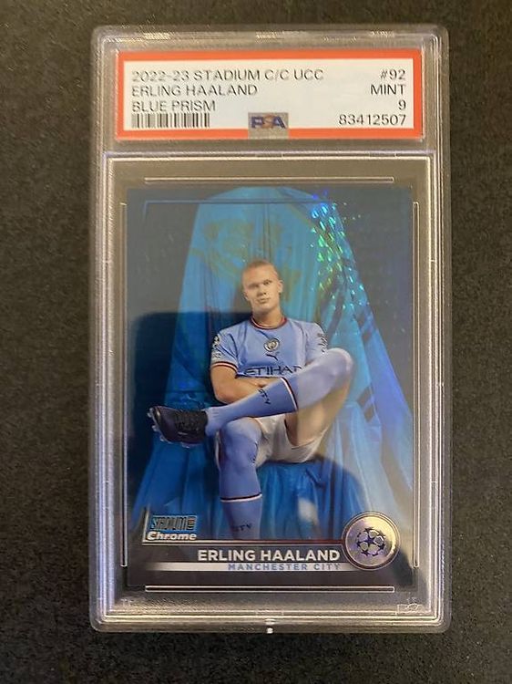 2022 football / soccer card - ERLING HAALAND #92 PSA 9 (Neu (gemäss ...