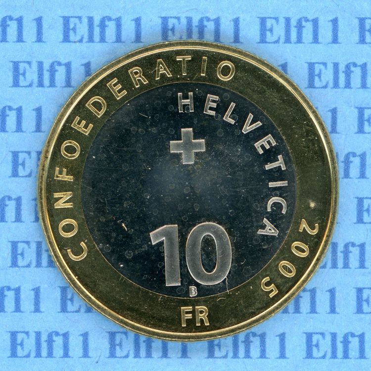 CHF__10.00 2005 Jungfrau stgl oP 10 Franken (Neu (gemäss Beschreibung)) in Widnau für CHF 16 ...