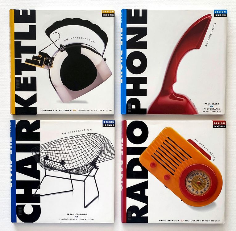4x DESIGN ICONS - RADIO - CHAIR - KETTLE - PHONE | Kaufen auf Ricardo