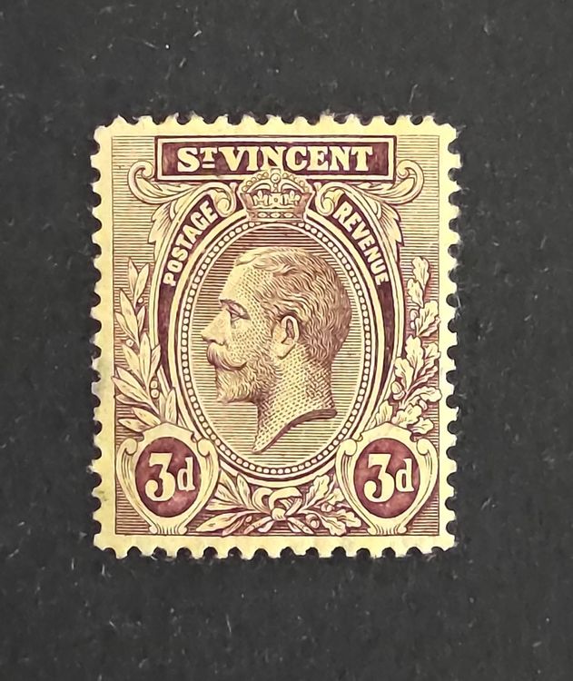 St.Vincent - King George V, 3p ungestemp | Kaufen auf Ricardo