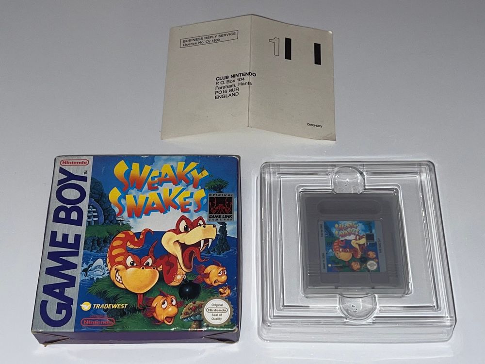 Nintendo Game Boy Classic (GB) Spiel - Sneaky Snakes (OVP) (Gebraucht ...