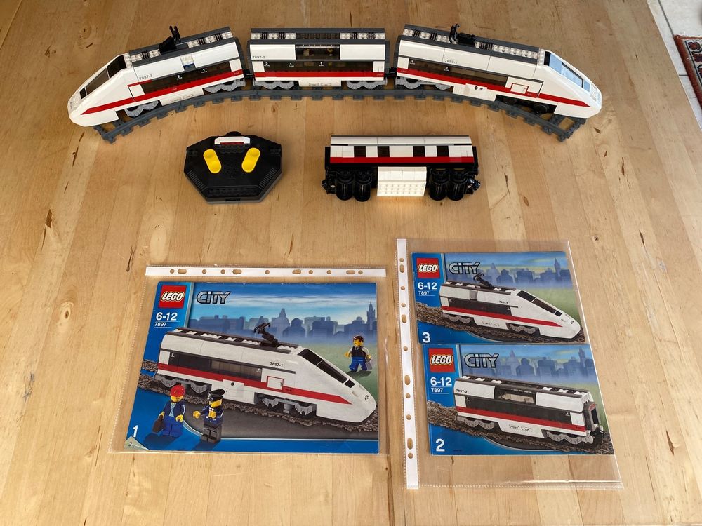 Lego City 7897 Eisenbahn ICE mit Zusatz Waggon | Kaufen auf Ricardo