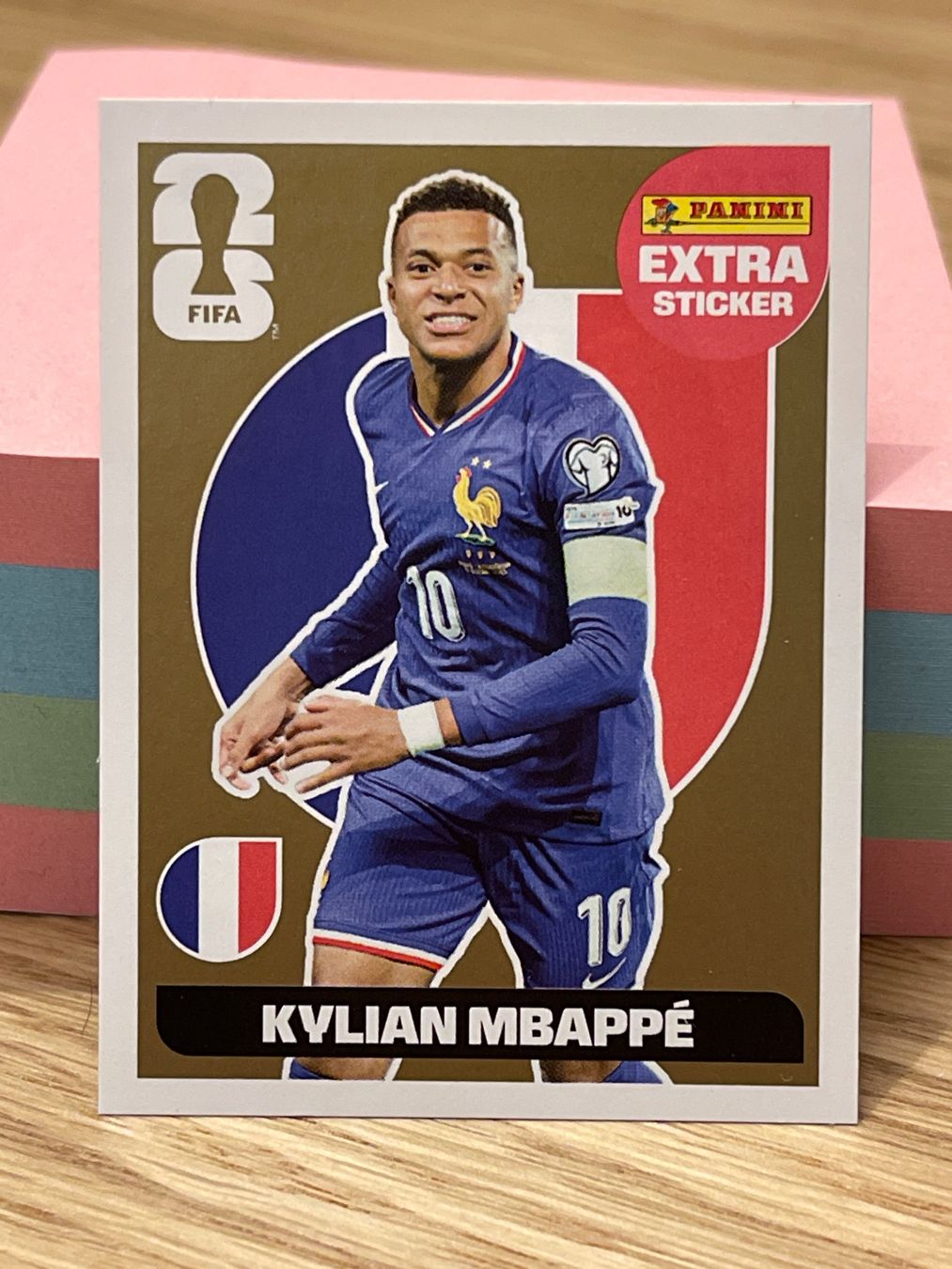 Kylian Mbappé Panini Extra Sticker Gold - WM 2026 (Neu (gemäss ...