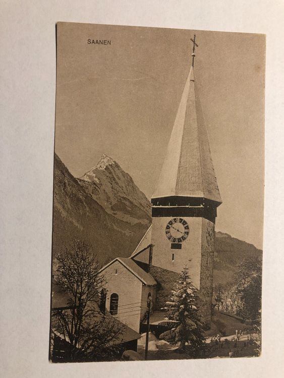Saanen - Kirche im Winter (Gebraucht) in Pfäffikon ZH für CHF 7 – mit Lieferung auf Ricardo kaufen
