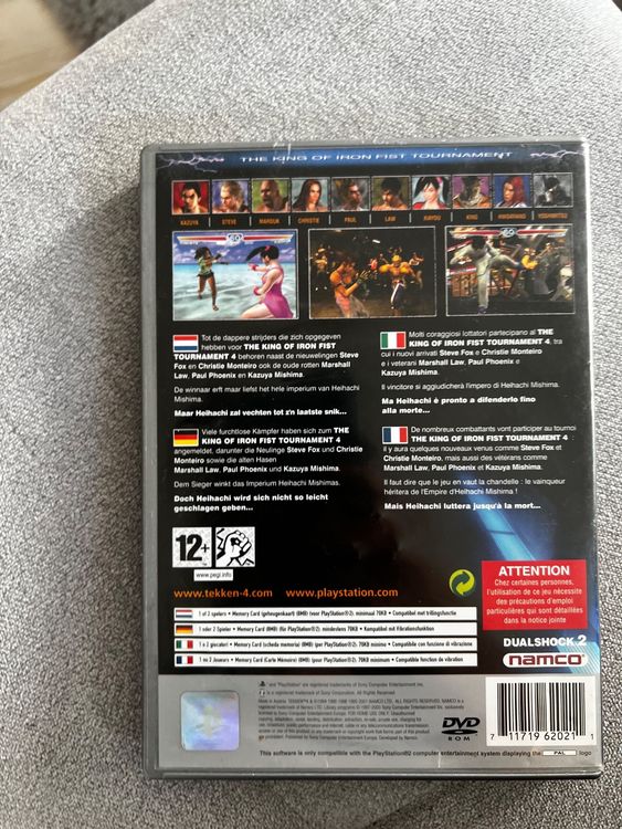 PlayStation 2 Tekken 4 PS2 Game Spiel oldschool Platin (Gebraucht) in St. gallen für CHF 9 – mit ...