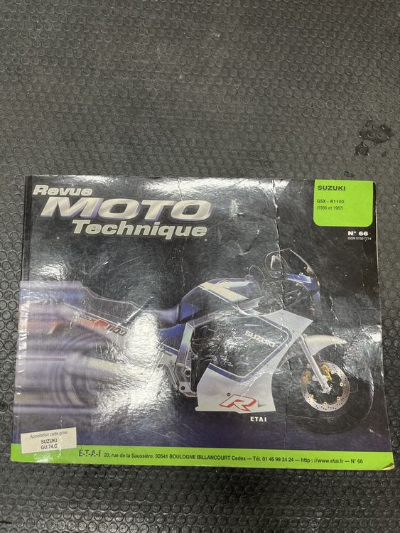 Revue moto technique Suzuki gsxr 1100 86 (Gebraucht) in Choëx für CHF 56 – mit Lieferung auf ...