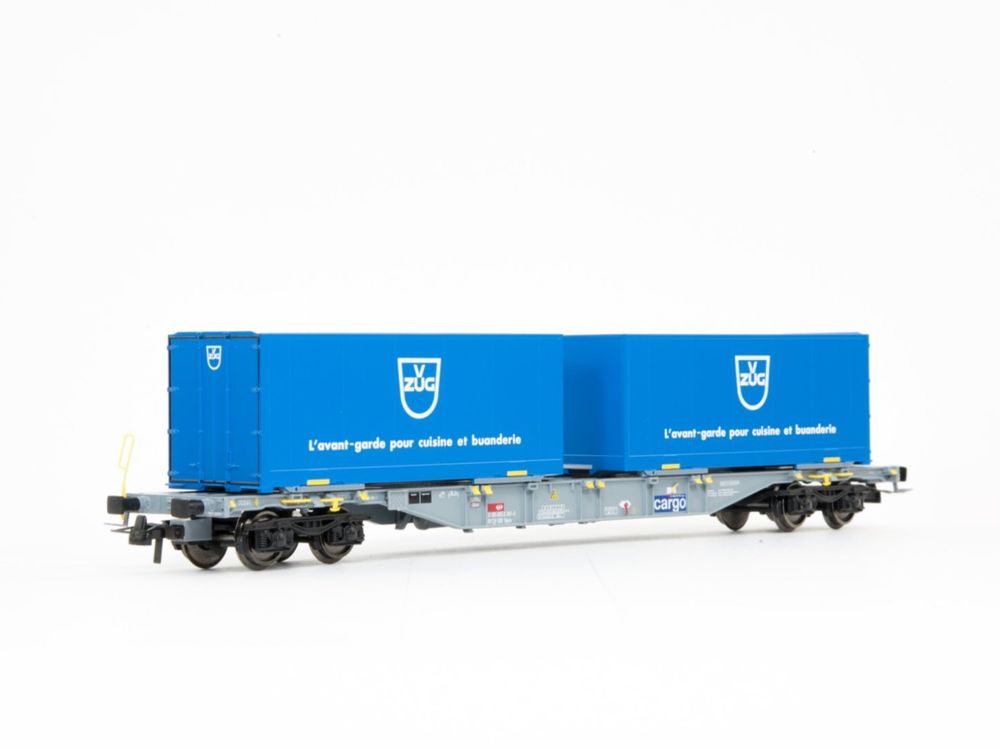 Roco Sgmss SBB HUPAC V-Zug Container (DC) Artikel Nr. 67443 (Neu ...