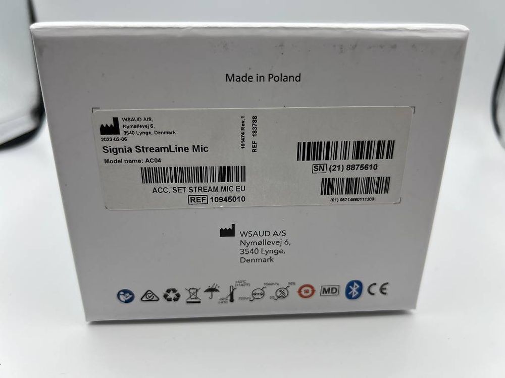 Signia StreamLine Mic Bluetooth Mikrofon & Freisprechlösung (Neu und ...