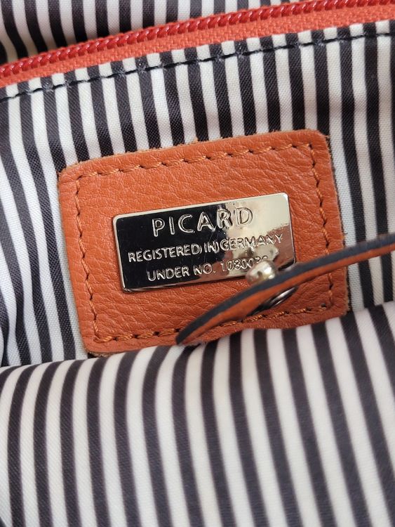 ⭐PICARD GERMANY Beuteltasche echt Leder, neuwertig! ⭐ | Kaufen auf Ricardo