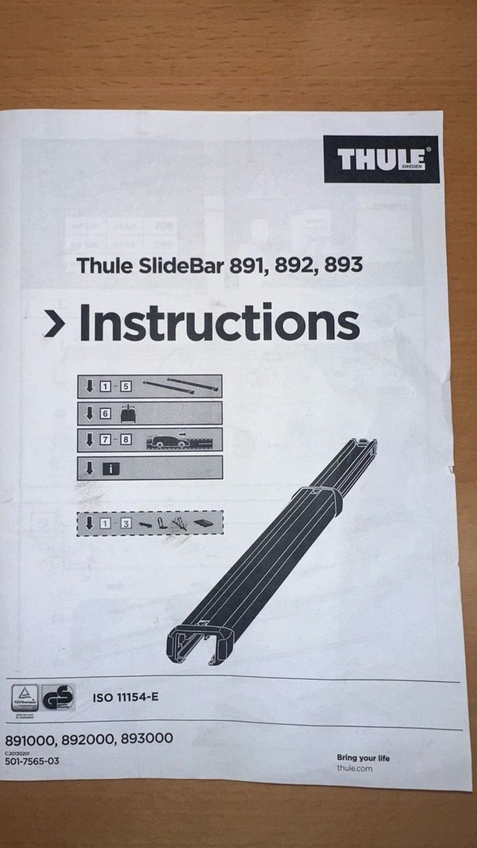 Thule SlideBar 891 mit Thule Rapid System 754 für Dodge (Neu (gemäss ...