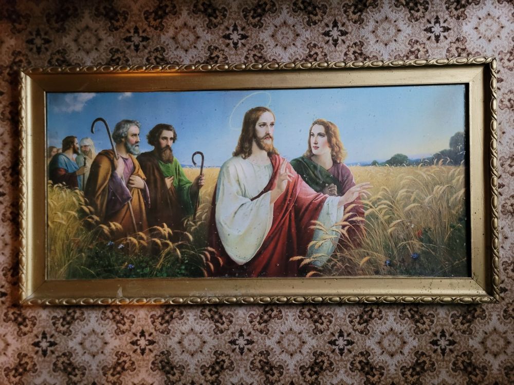 Heiligen Bild Jesus Christus Jünger Maria religiös alt antik (Gebraucht ...