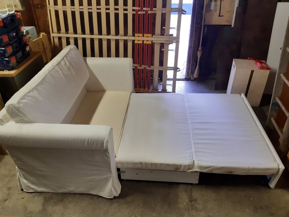 Schlafsofa, Bettsofa IKEA weiss (Gebraucht) in Lungern für CHF 20 – nur Abholung auf Ricardo kaufen