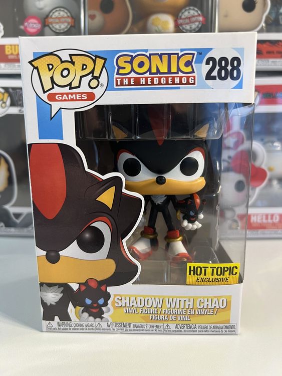 Funko POP! Games Sonic the Hedgehog - Shadow with Chao Limit (Neu und ...