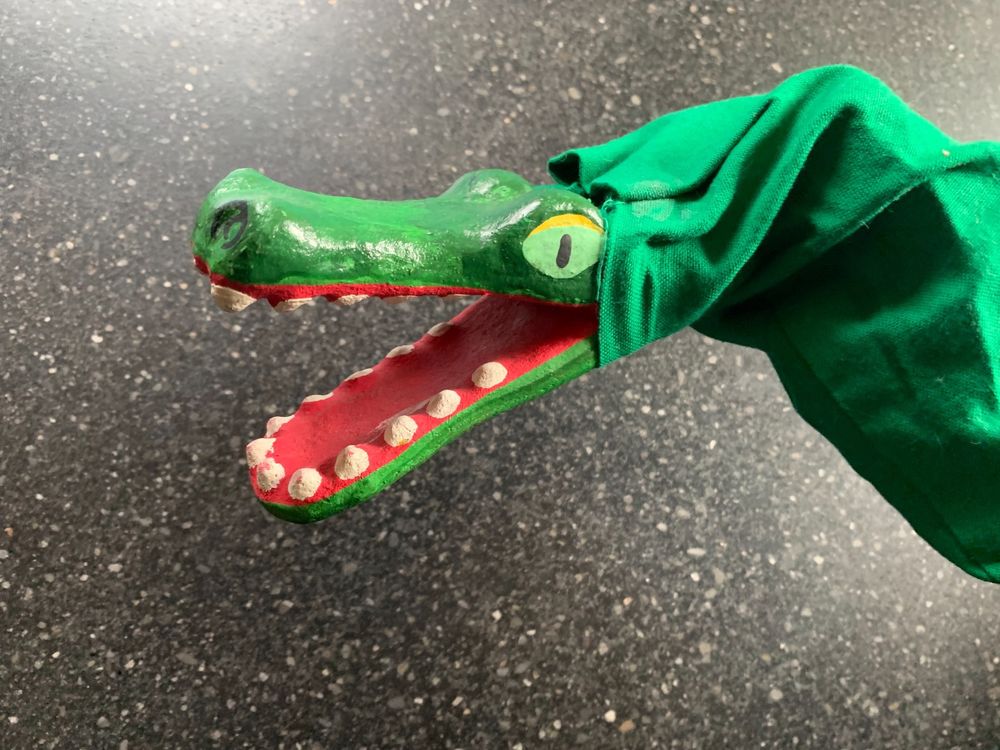 Handspieltier Krokodil | Kaufen auf Ricardo