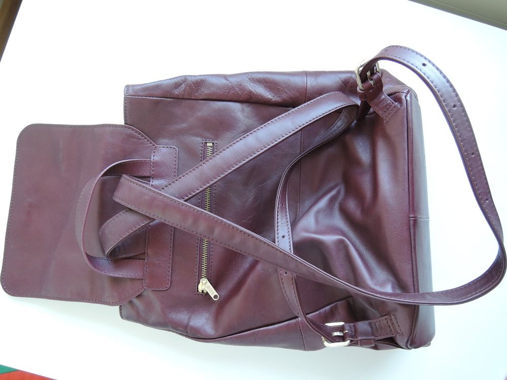 BREE Tagesrucksack Leder rot/braun (Neu (gemäss Beschreibung)) in ...
