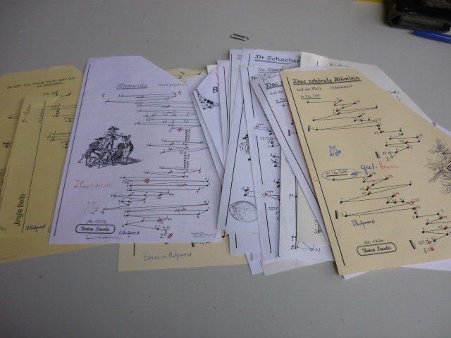 Zither Notenbläter Musiknoten Noten Jmola (Defekt) in Belp für CHF 2 ...